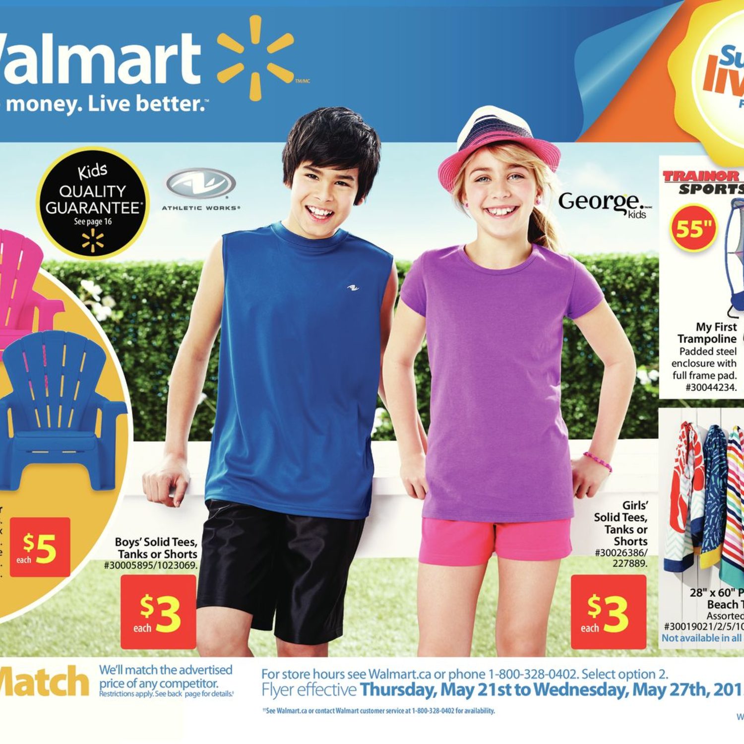 Walmart Weekly Flyer - Handout - Summer Living for Less - May 21 – 27 ...