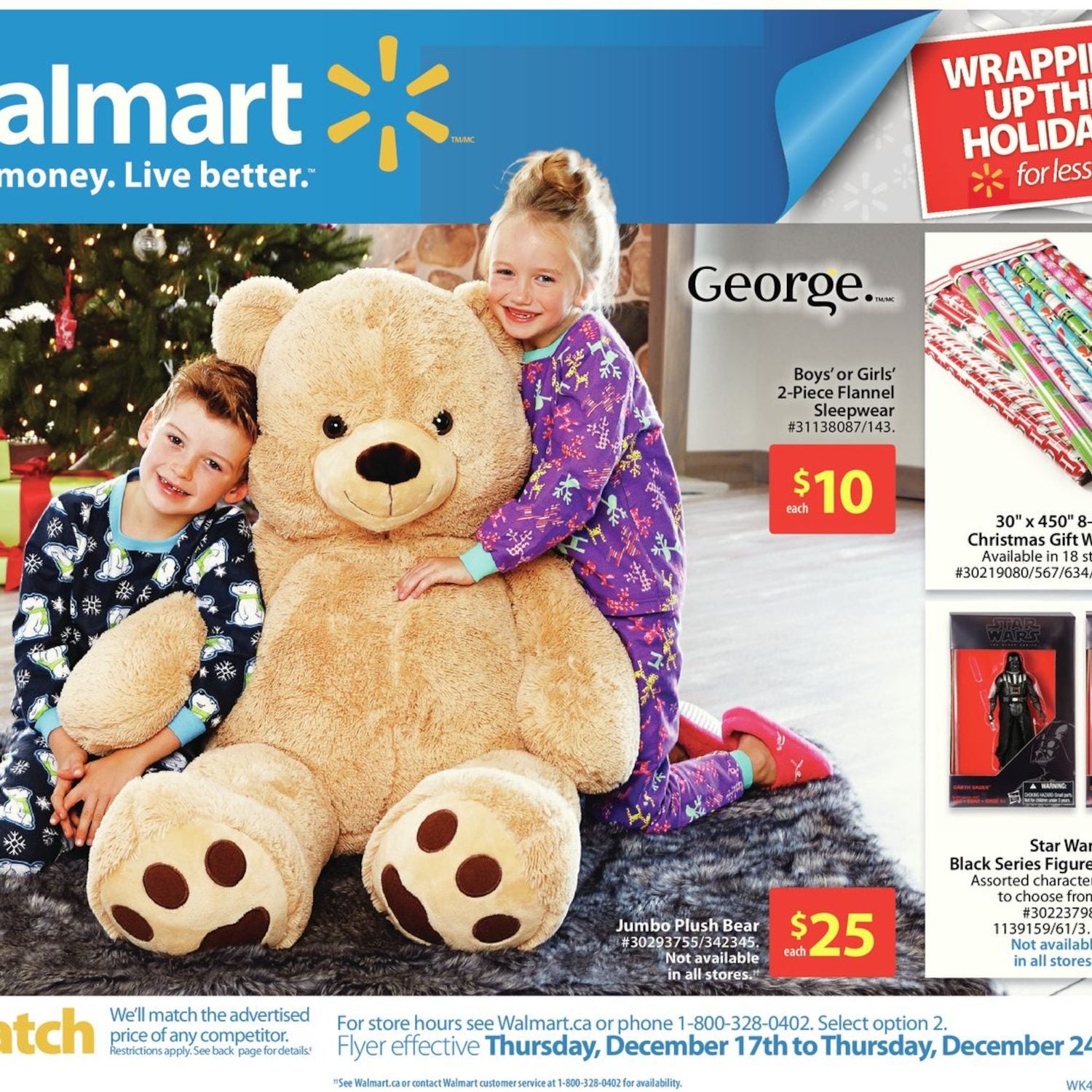 Walmart Weekly Flyer - Handout - Wrapping Up The Holidays - Dec 17 – 24 ...