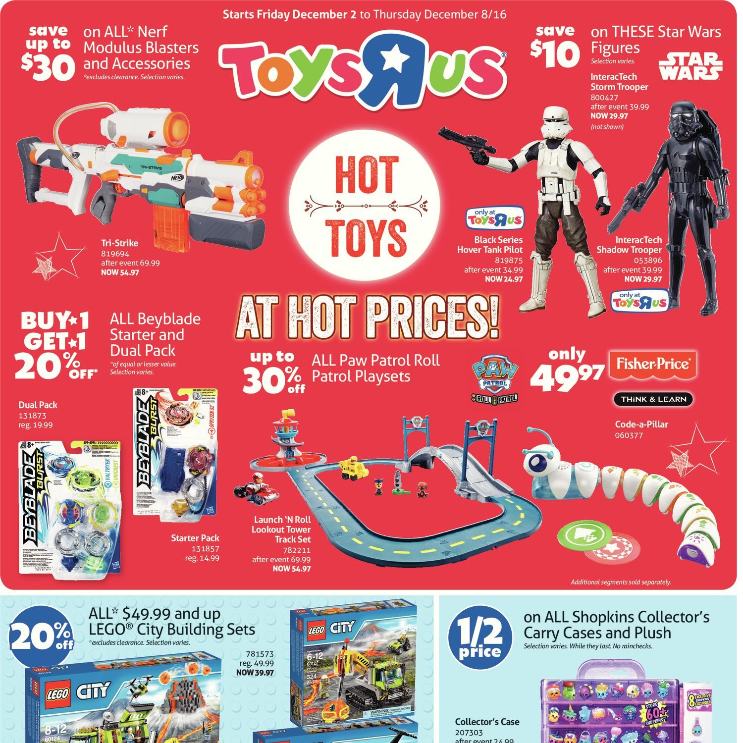 Toys R Us Weekly Flyer - Weekly - Hot Toys at Hot Prices! - Dec 2 – 8 ...