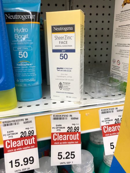 [Shoppers Drug Mart] YMMV Sunscreen and Sun Products clearout (up to 75 ...