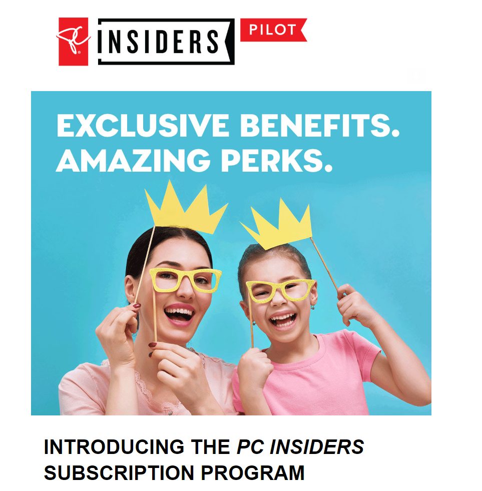 [President's Choice] Sign up for an annual PC Insiders pilot ...