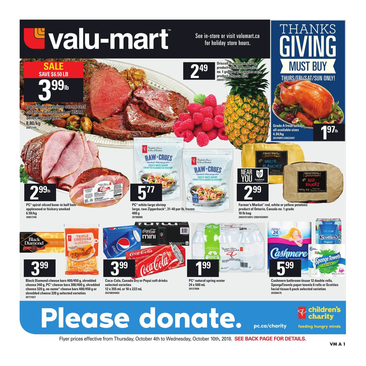 Valu-Mart Weekly Flyer - Weekly Specials - Oct 4 – 10 - RedFlagDeals.com