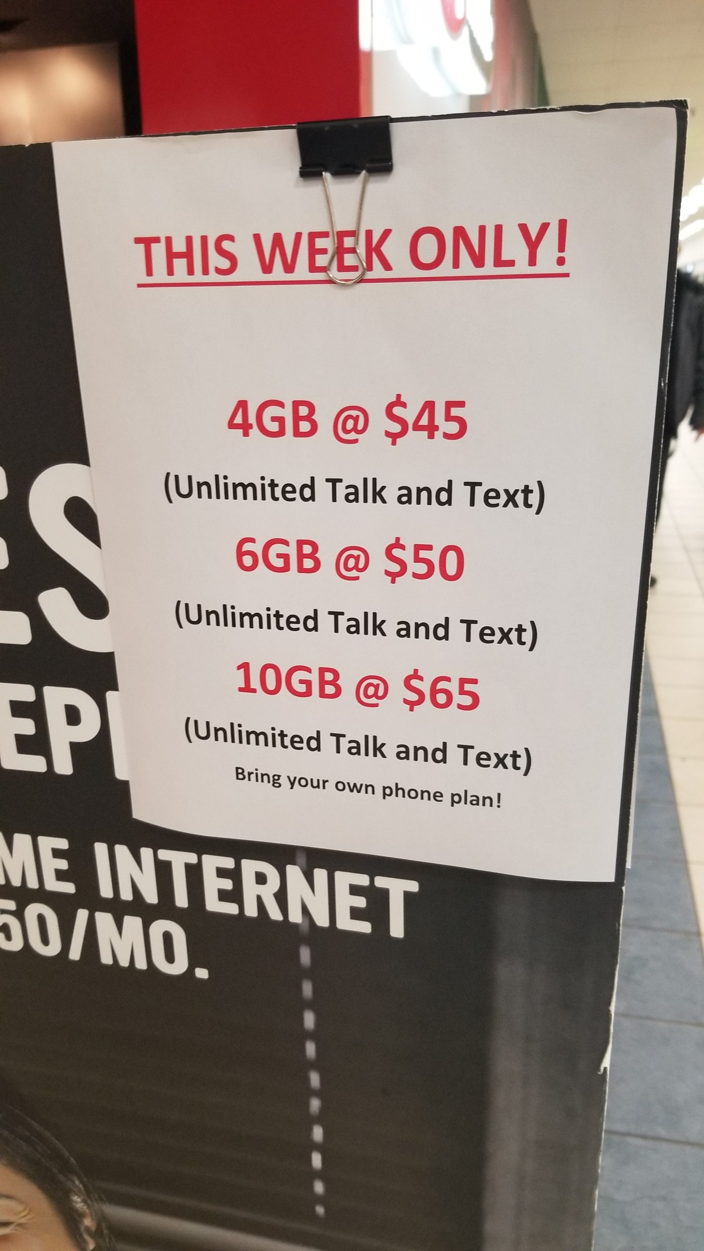[Virgin Mobile] Virgin Mobile Ontario $40/4GB BYOD plan via Loyalty ...
