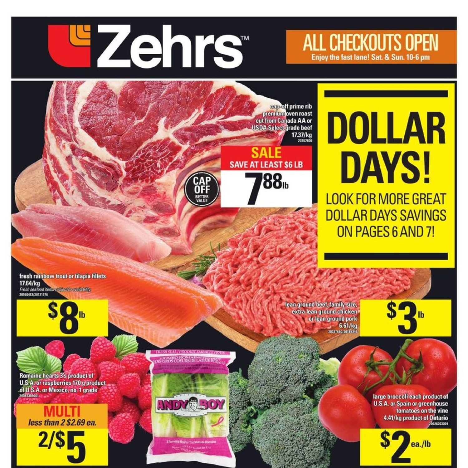 Zehrs Weekly Flyer - Weekly - Dollar Days! - Jan 10 – 16 - RedFlagDeals.com