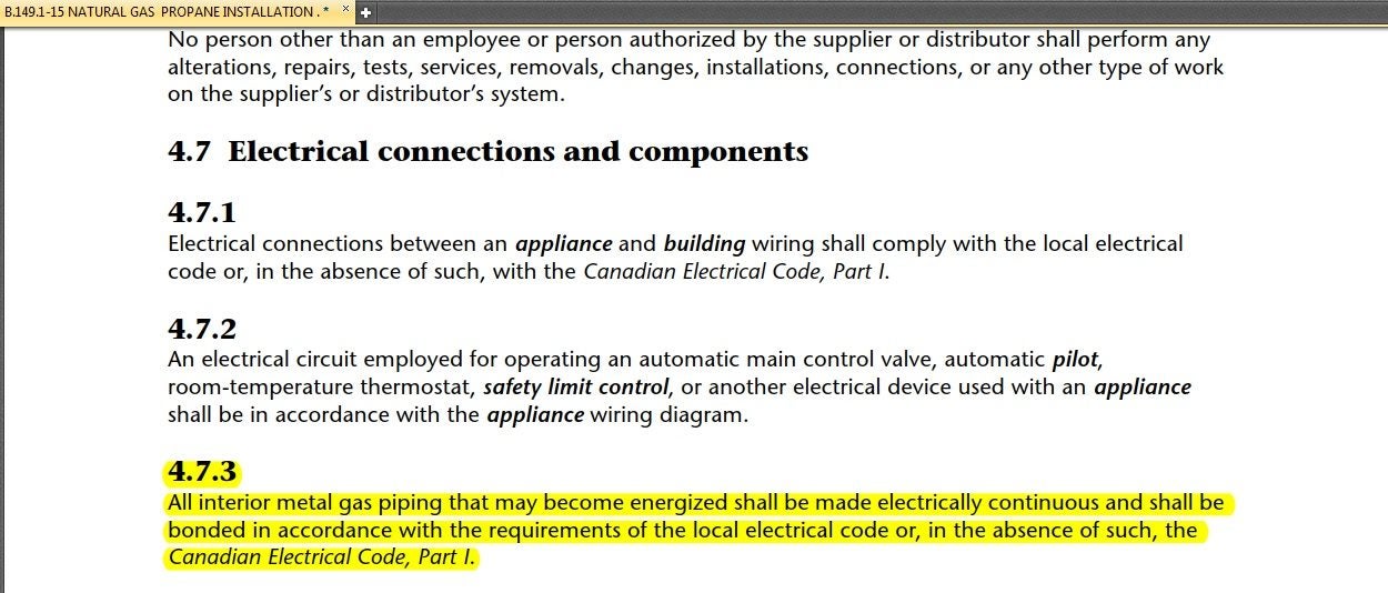 Got a Enbridge Red Tag B for my Furnace reference code 4.7.3 ...