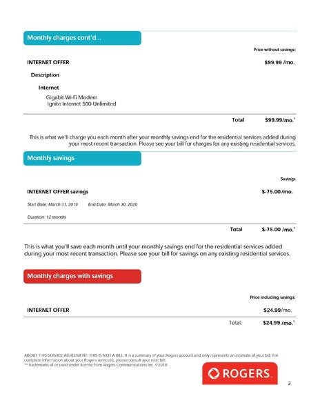 [Rogers] YMMV - Home Internet - Rogers retention plan - $35, 500mbps ...