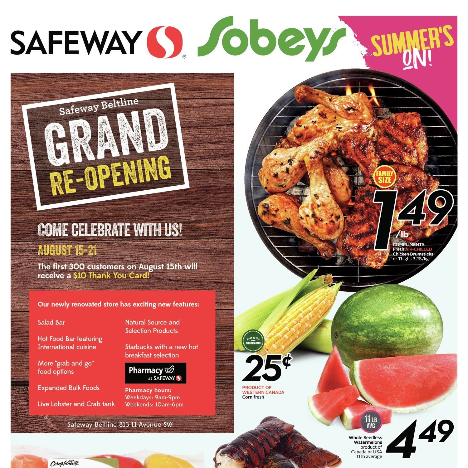 Safeway Weekly Flyer - Beltline - Grand Re-opening - Aug 15 – 21 ...