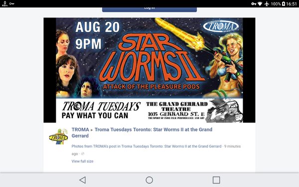 [The Grand Gerrard Theatre] Star Worms 2 Attack of the Pleasure Pods ...