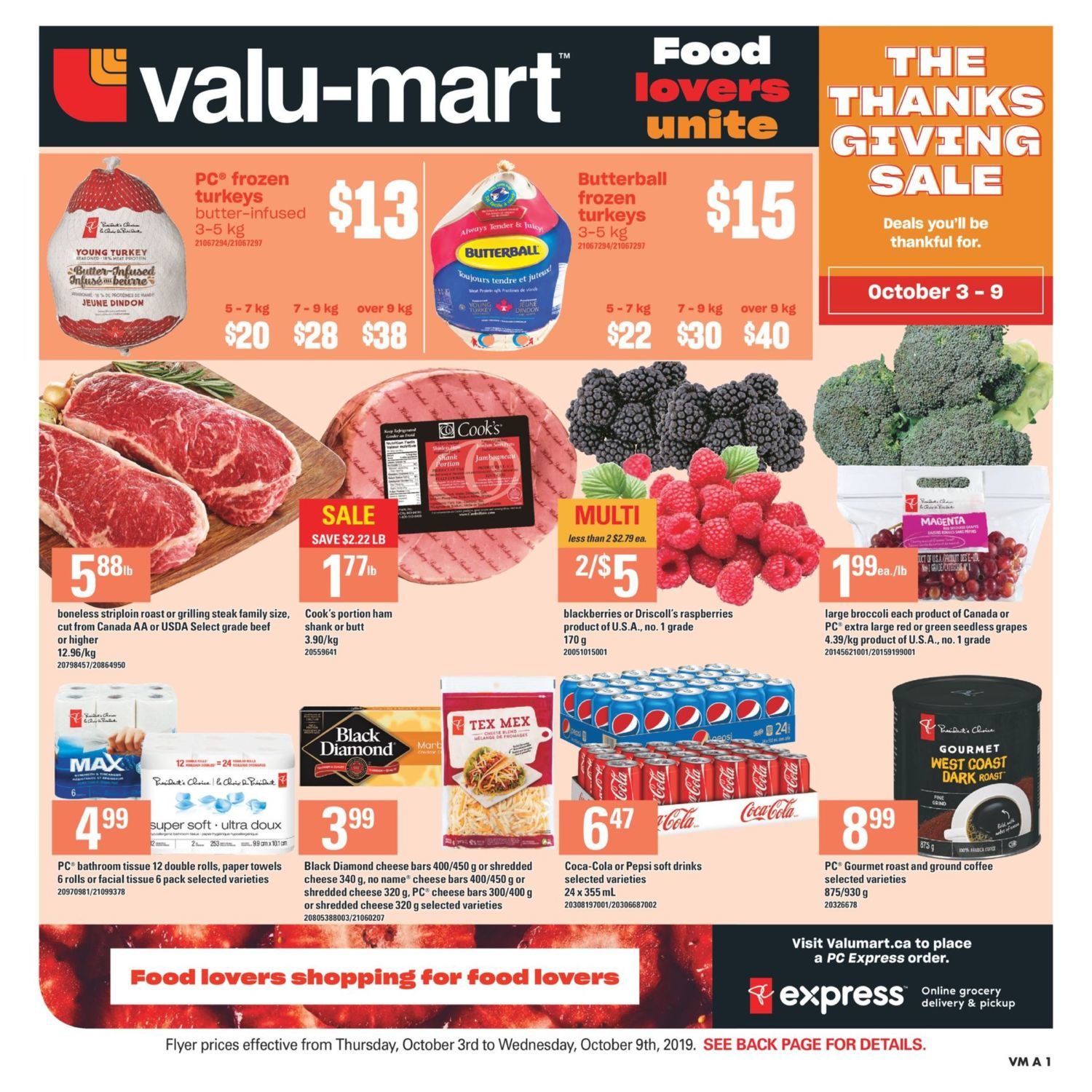 Valu-Mart Weekly Flyer - Weekly Specials - Oct 3 – 9 - RedFlagDeals.com