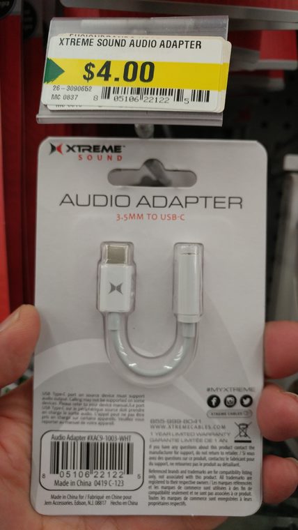[Dollarama] USB-C to 3.5mm Headphone Jack Adapter $4 - RedFlagDeals.com ...
