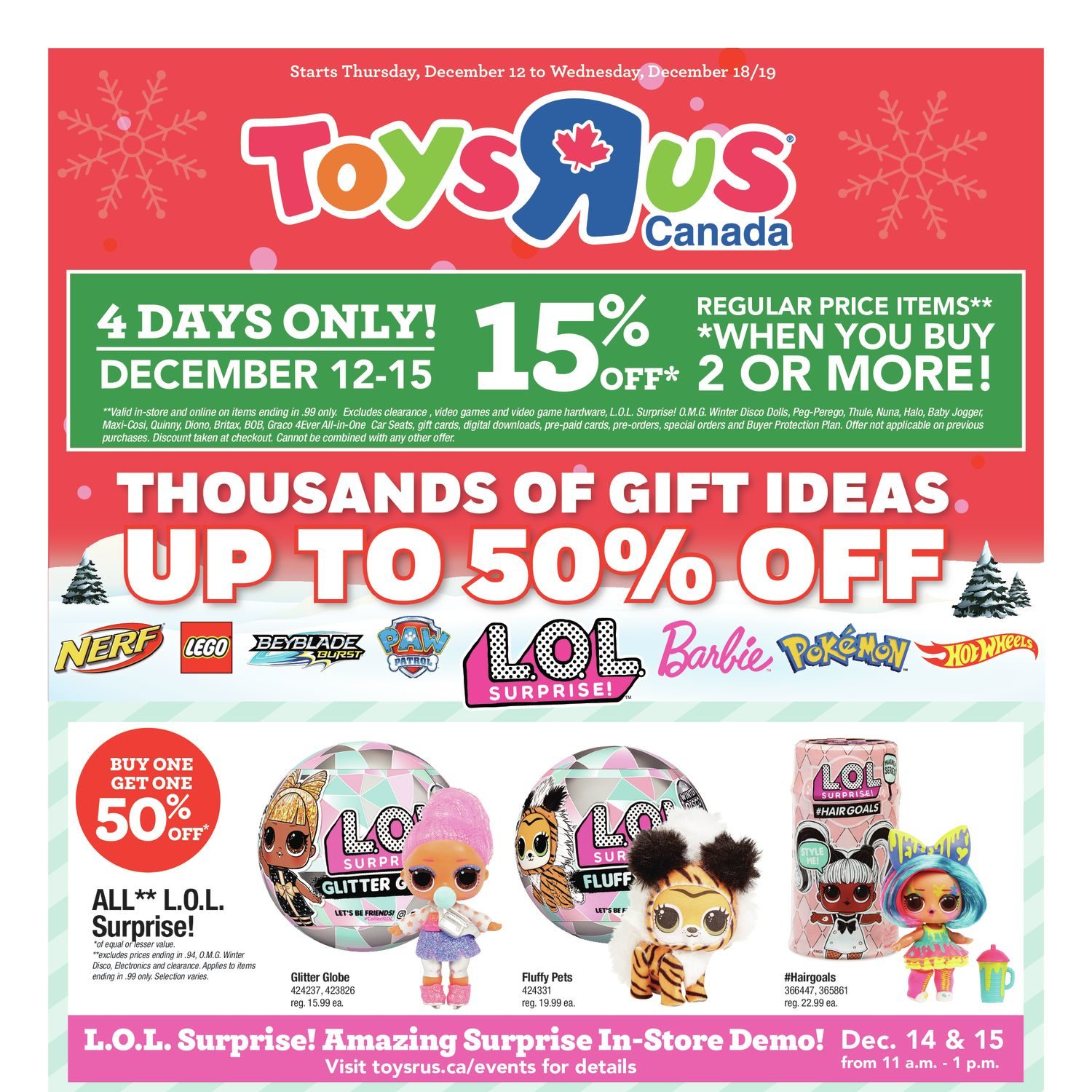 Toys R Us Weekly Flyer - Weekly - Dec 12 – 18 - RedFlagDeals.com