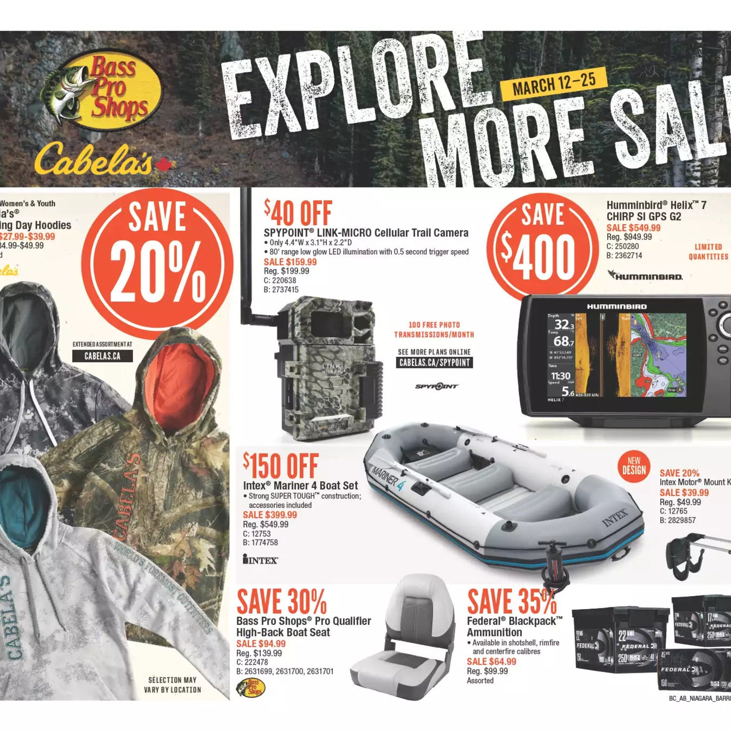 Bass Pro Shops Weekly Flyer - Gear Up For Spring Sale! - Mar 12 – 25 ...