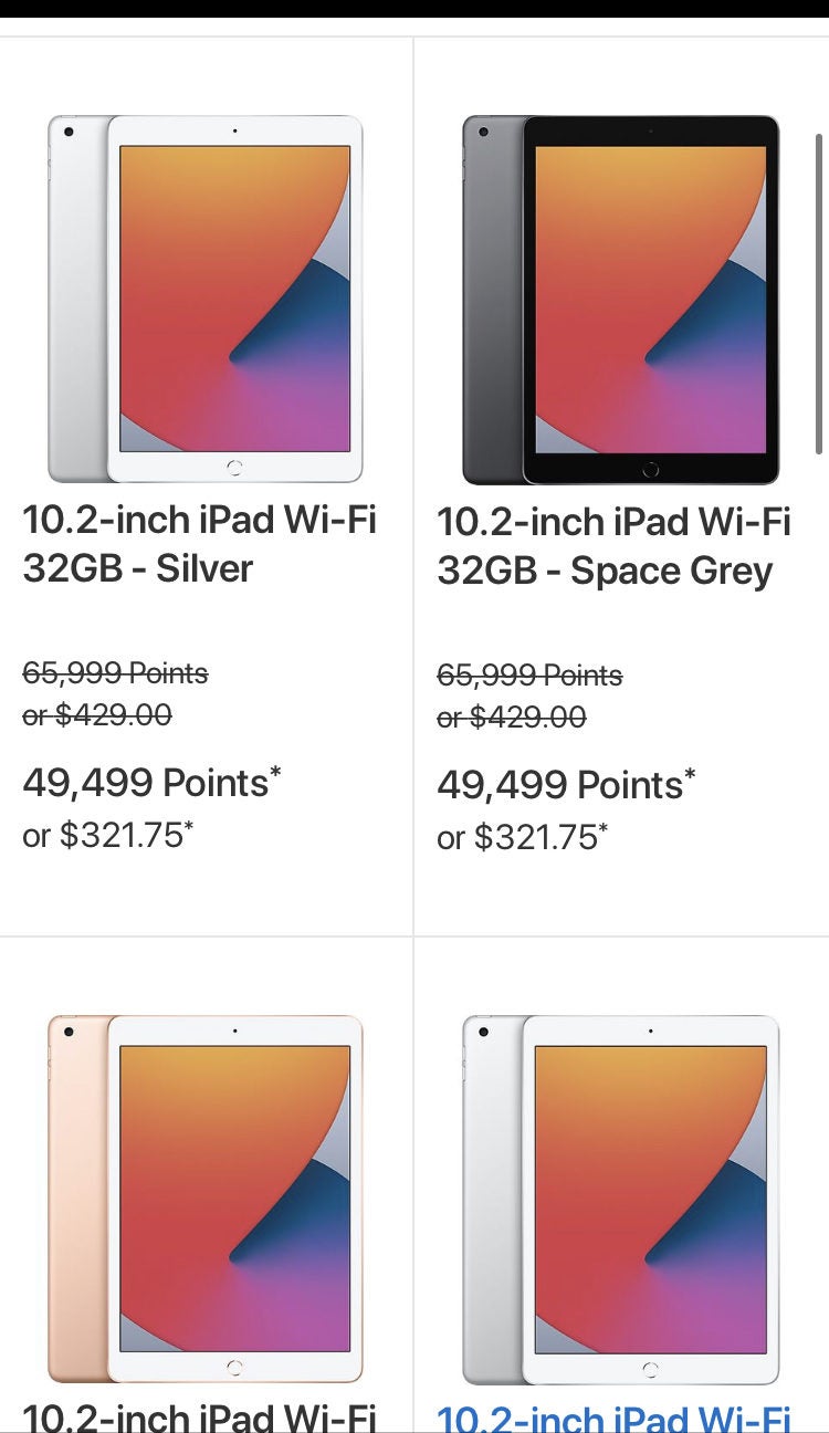 [RBC Rewards] RBC Rewards new iPad 25% OFF - RedFlagDeals.com Forums