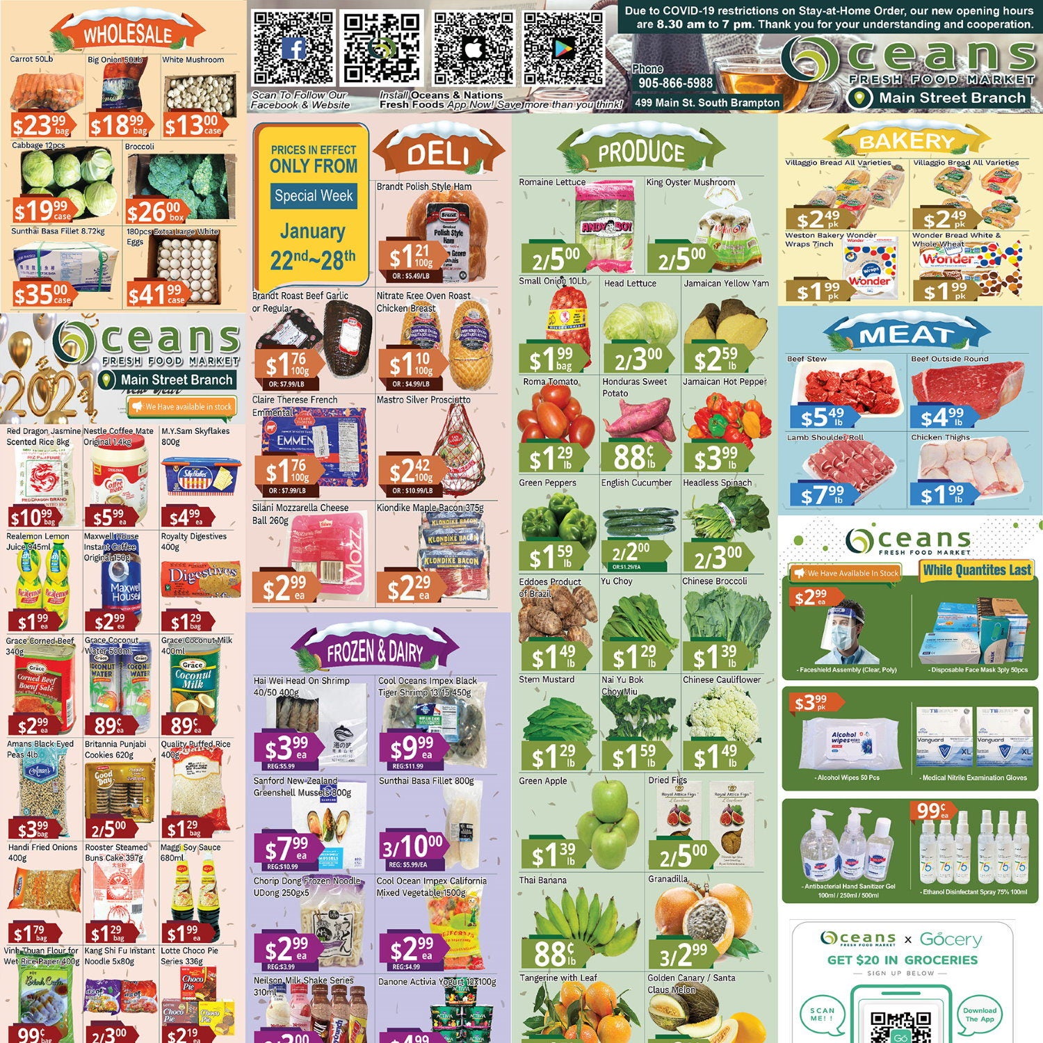 Oceans Fresh Food Market Weekly Flyer - Main St. Store Only - Weekly ...