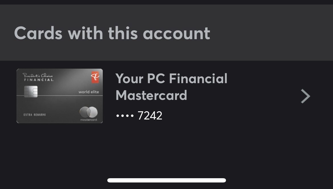 PC Financial MasterCard World Elite Thread - Page 233 - RedFlagDeals ...