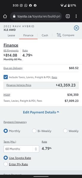 Buying at MSRP - Rav4 or other Makes/Models - RedFlagDeals.com Forums