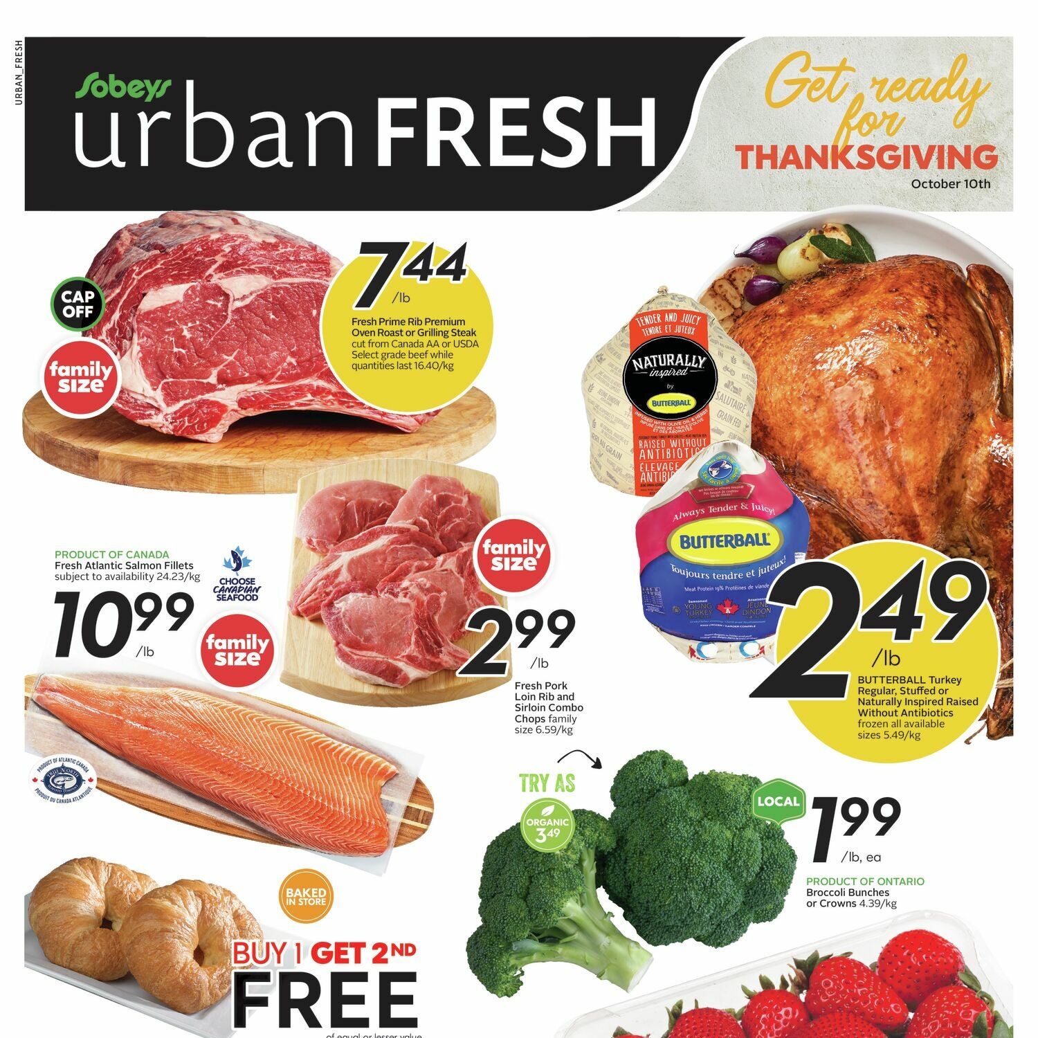 Sobeys Weekly Flyer - Urban Fresh - Spadina Store Only (Toronto/ON ...