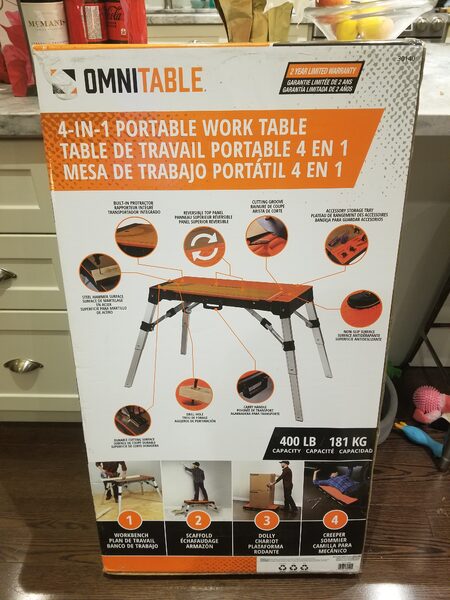 [Costco] Omni Table 4 in 1 Multi-purpose Workbench $49.97 in store ...