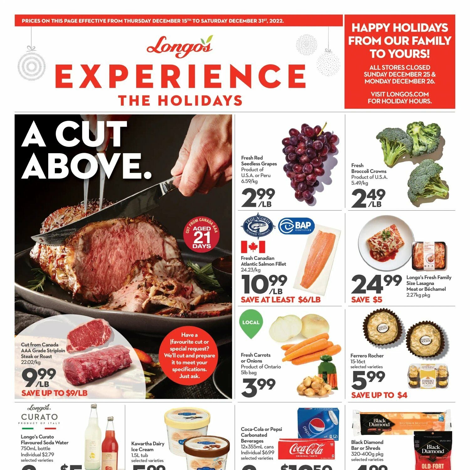 Longos Weekly Flyer - Weekly Savings - Dec 15 – 31 - RedFlagDeals.com