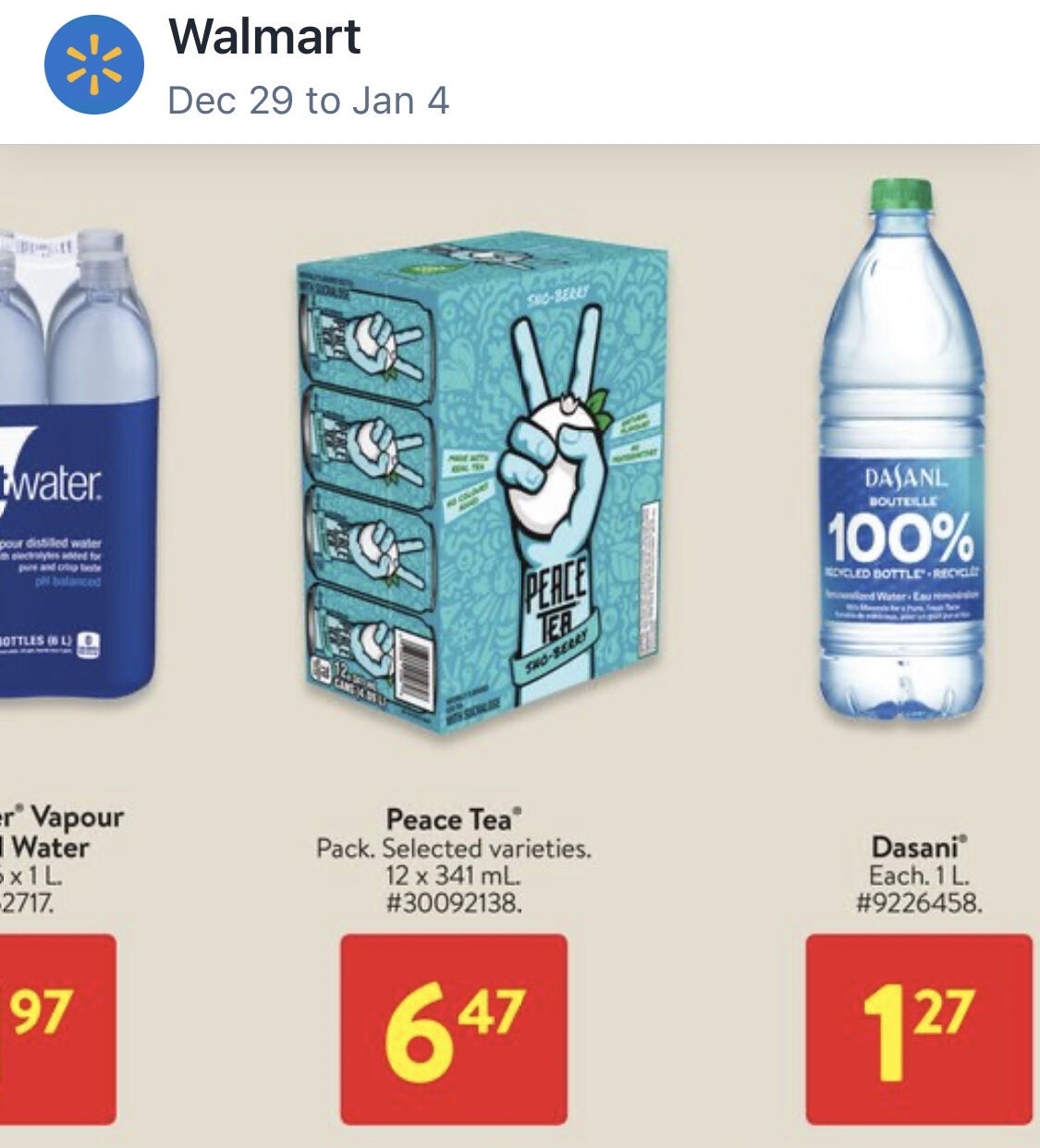 [Walmart] A-List Deal! Buy Specially Marked 12 pack 341mL Peace Tea for ...