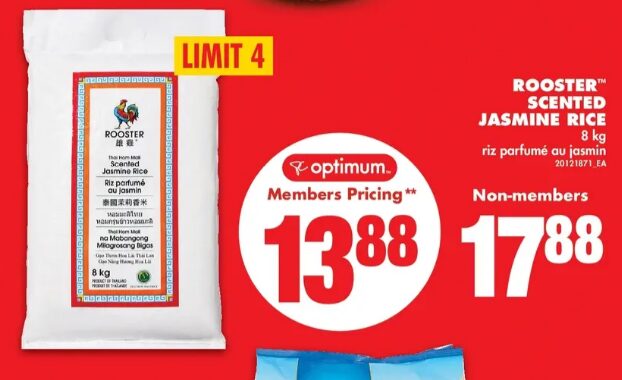 [No Frills/RCSS] ROOSTER brand Scented Jasmine Rice 8 kg $13.88 (reg ...