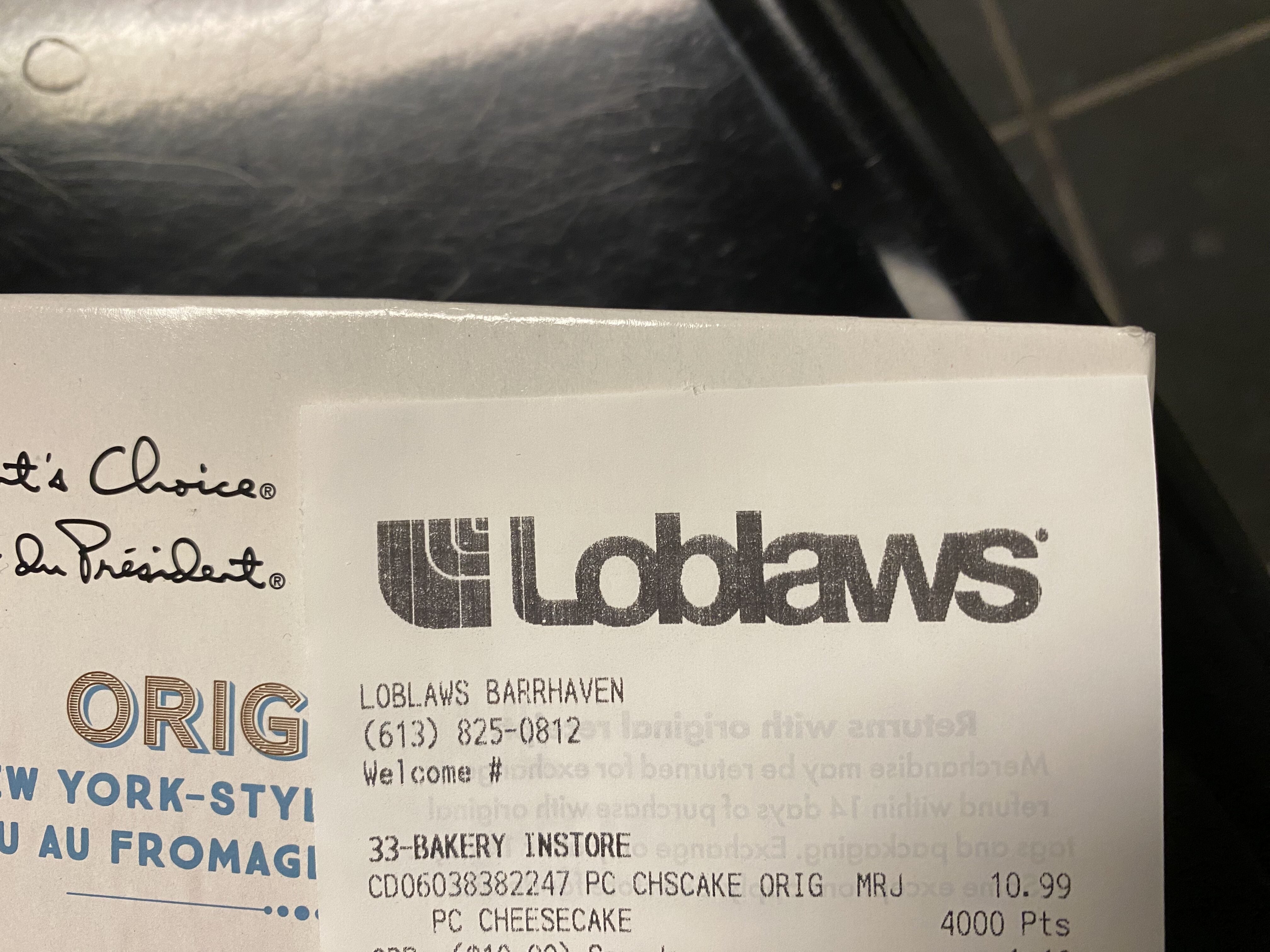 [Loblaws] PC Cheesecakes $8.99 and 4k points back - RedFlagDeals.com Forums