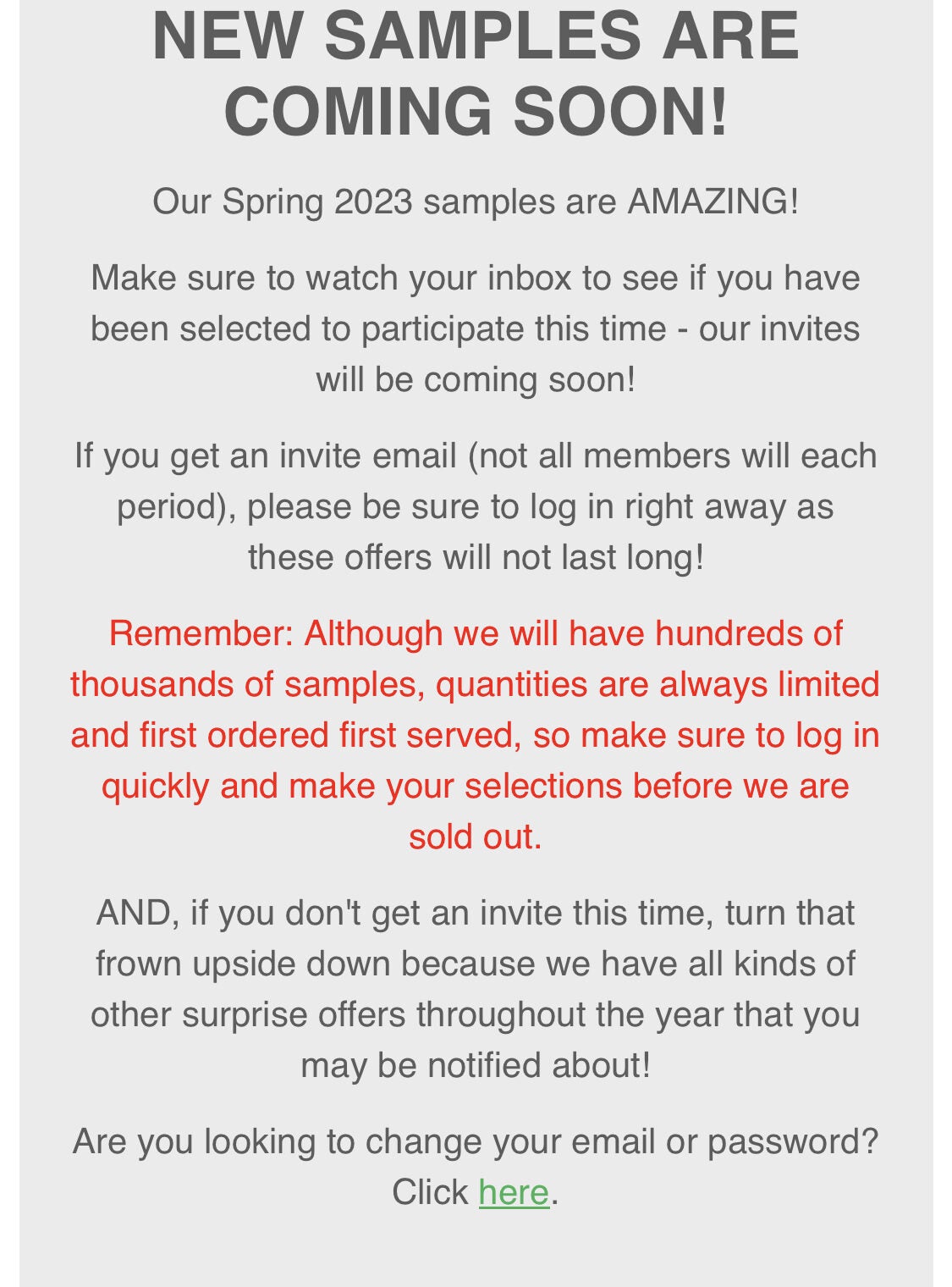 [SampleSource] Spring Samples are coming soon - RedFlagDeals.com Forums