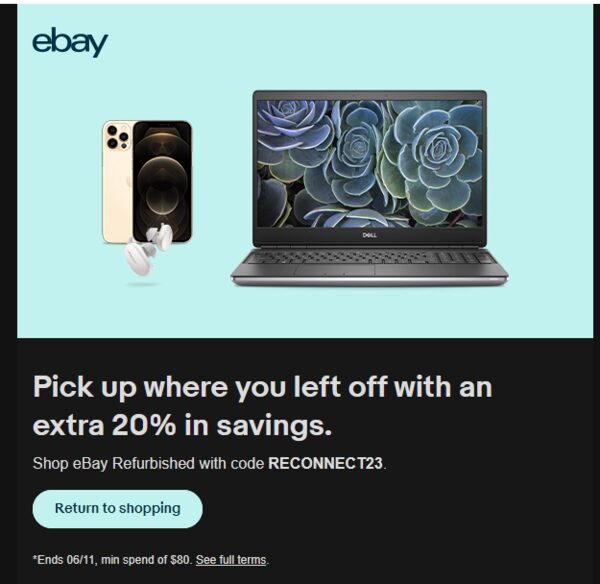 [eBay.ca] 20% off Ebay Refurbished: RECONNECT23 (YMMV) - RedFlagDeals ...