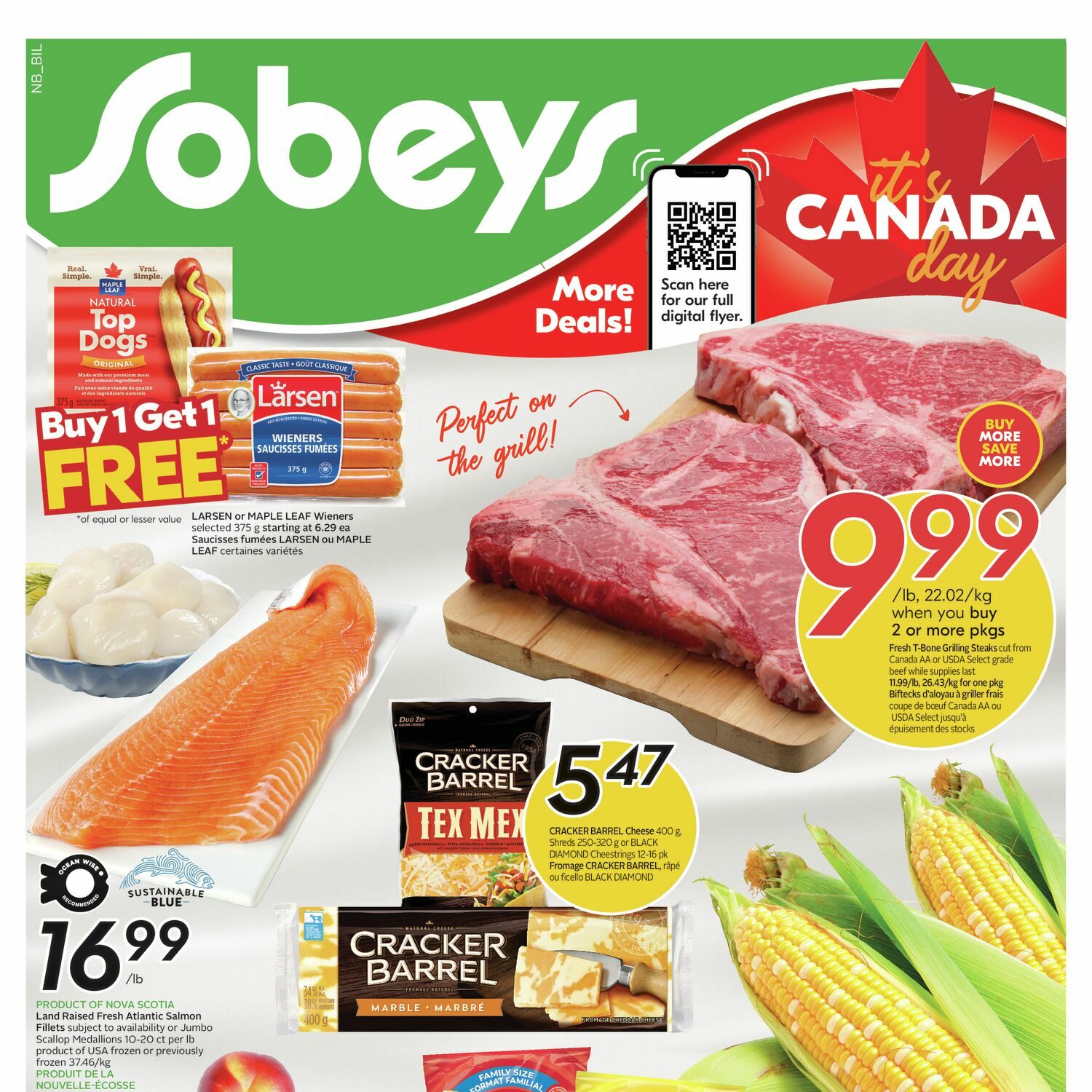 Sobeys Weekly Flyer - Weekly Savings (NB_Bilingual) - Jun 29 – Jul 5 ...