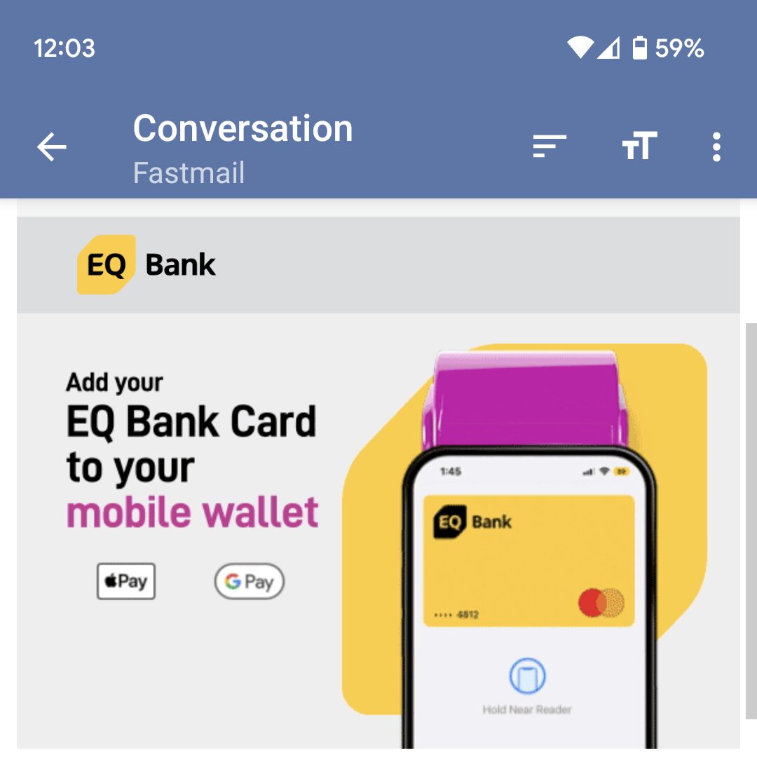 EQ Bank Card - Page 63 - RedFlagDeals.com Forums