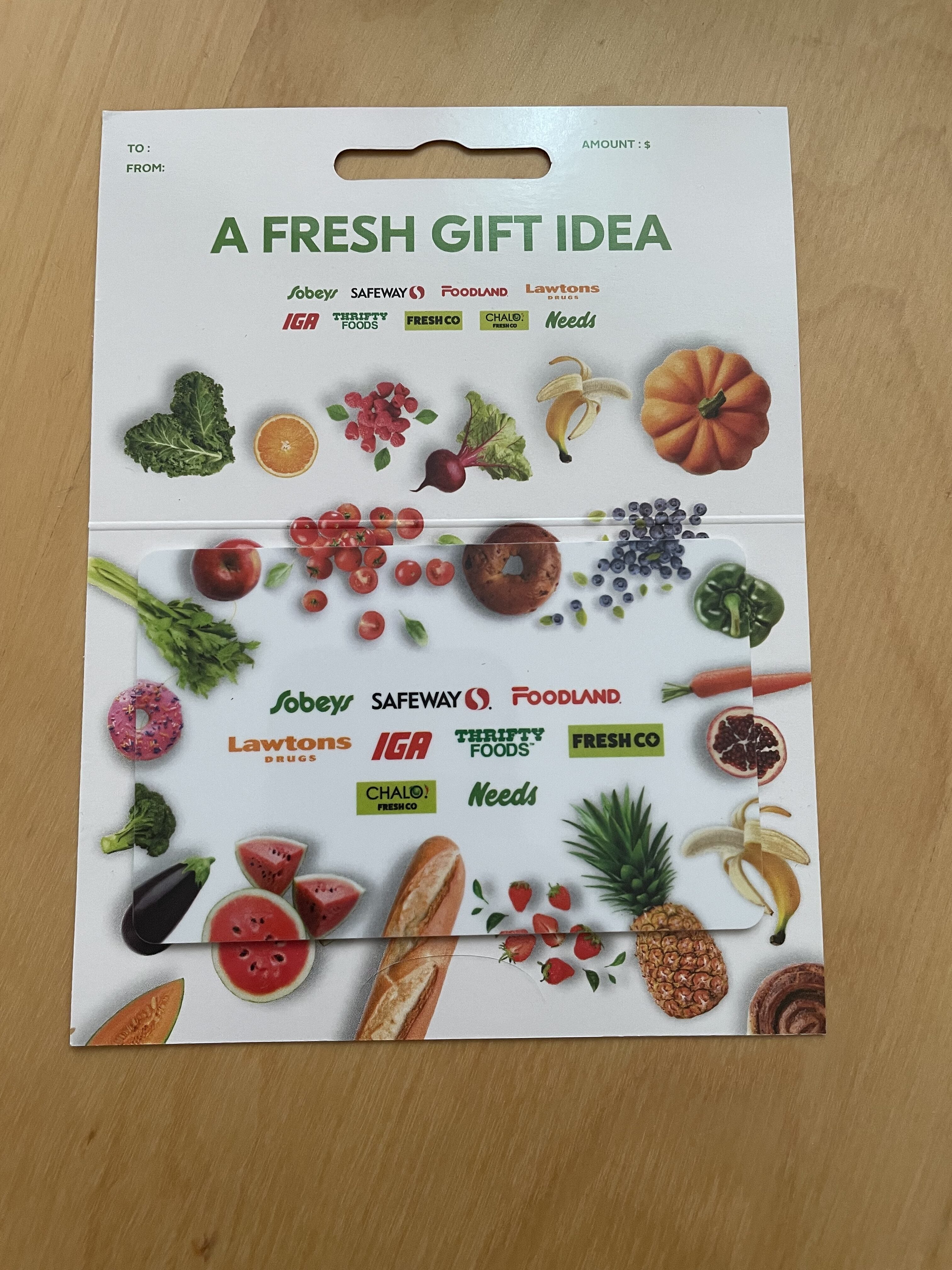 [Sobeys] Buy $100 Sobeys Gift Card, earn 1000 Scene+ points (up to 5 ...
