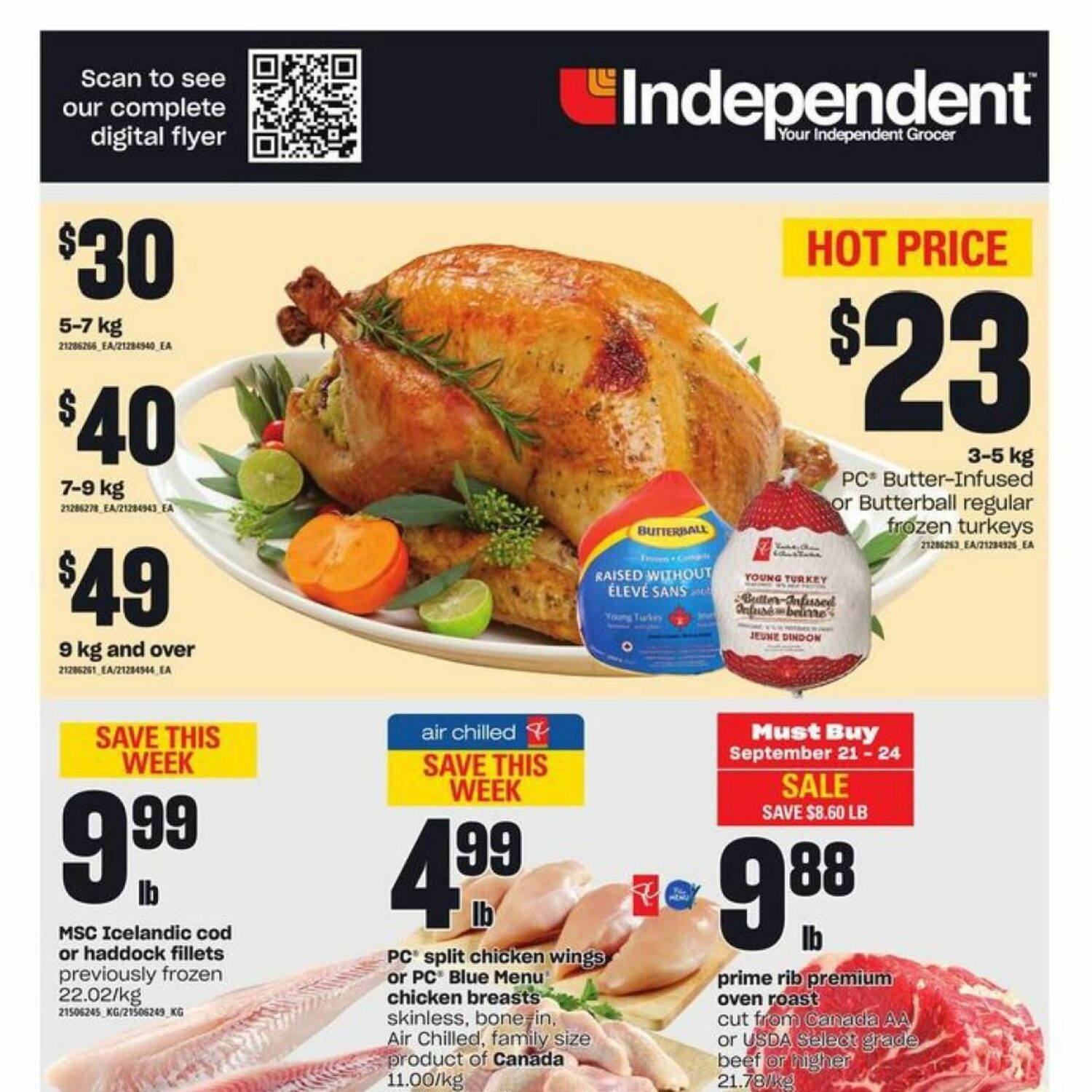 Your Independent Grocer Weekly Flyer - Weekly Savings (ON) - Sep 21 ...