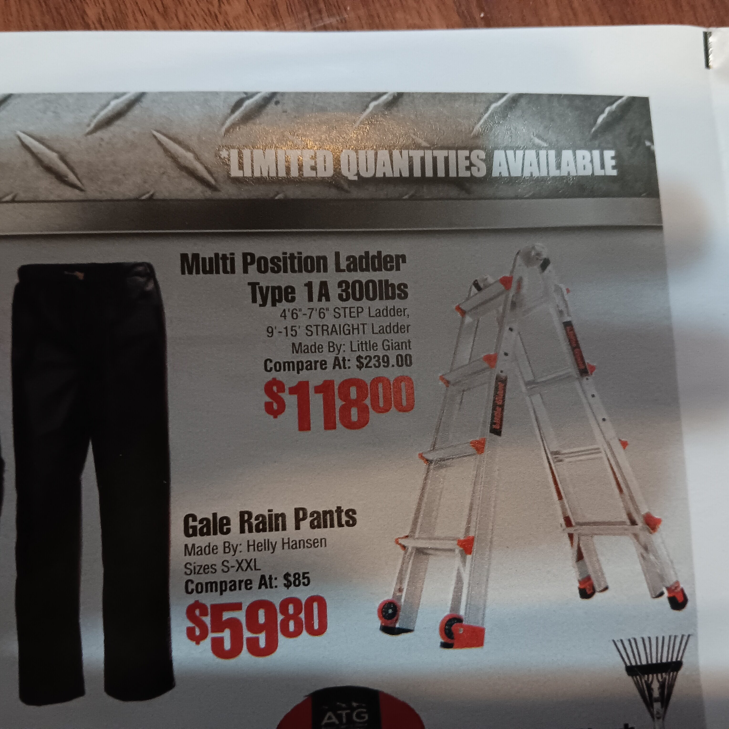 [Midland Liquidators (BC only)] Little Giant multi position ladder type ...