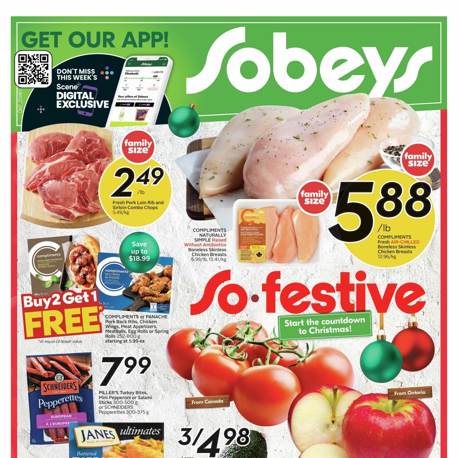 Sobeys Weekly Flyer - Weekly Savings (ON) - Nov 30 – Dec 6 ...
