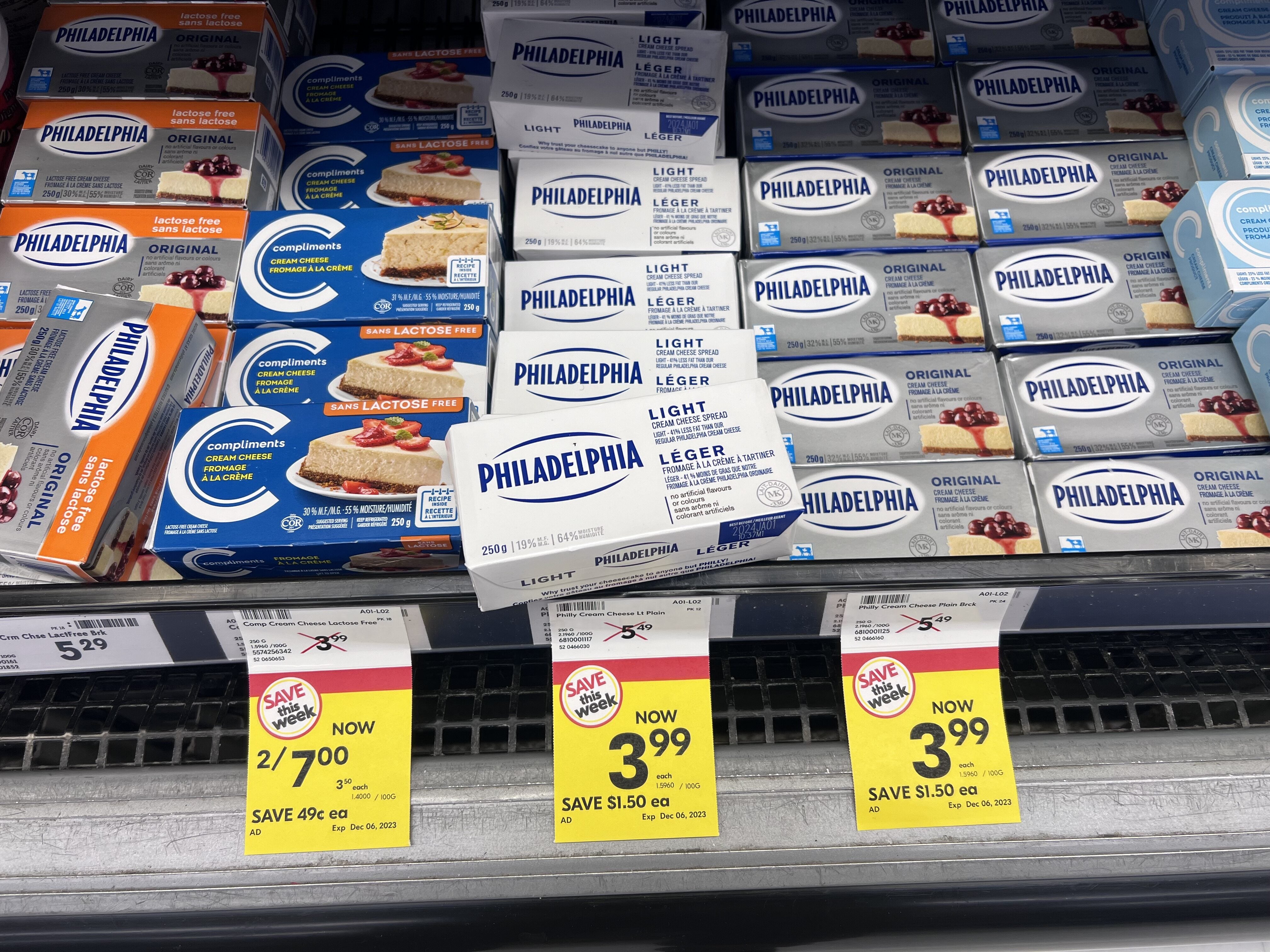 [Sobeys] [Safeway] Kraft Peanut Butter 750g-1kg $3.77 or Philadelphia ...