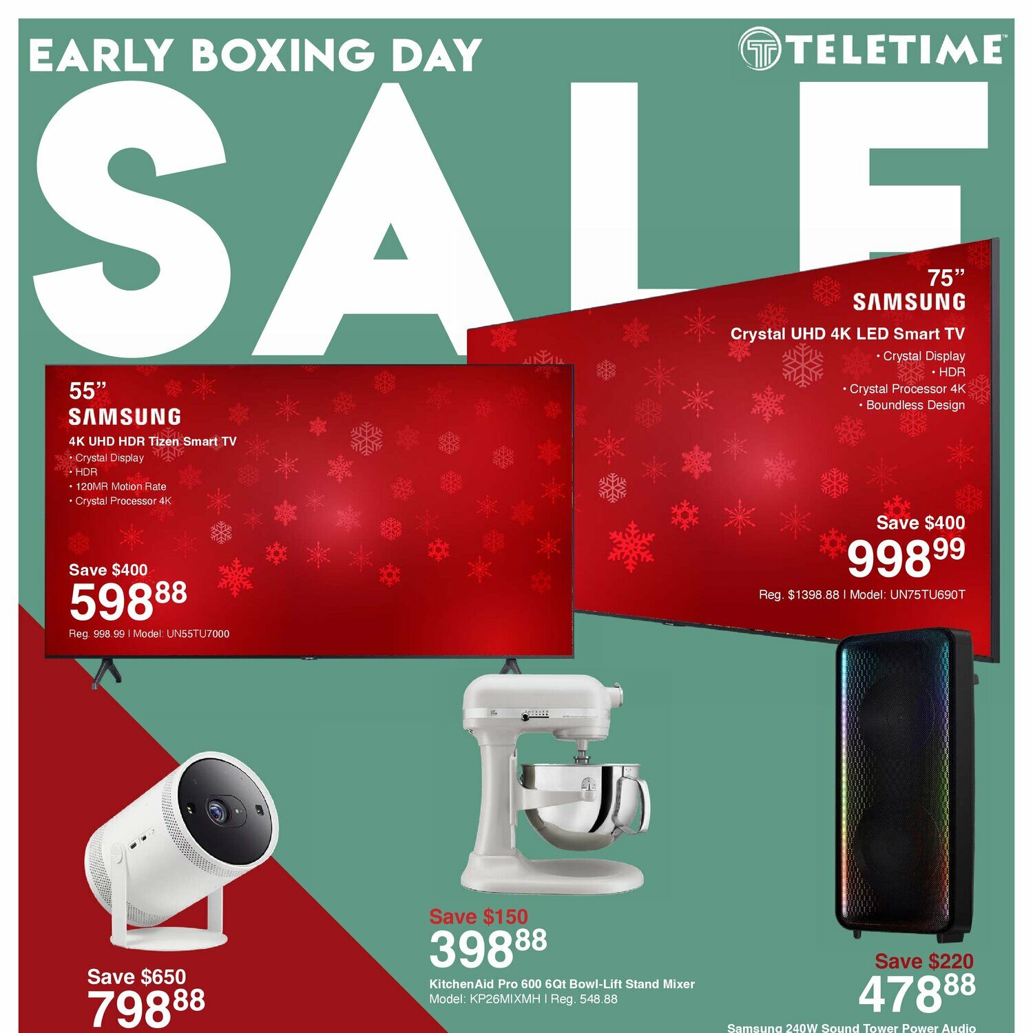 Teletime Weekly Flyer - Weekly Deals - Early Boxing Sale - Nov 30 – Dec ...