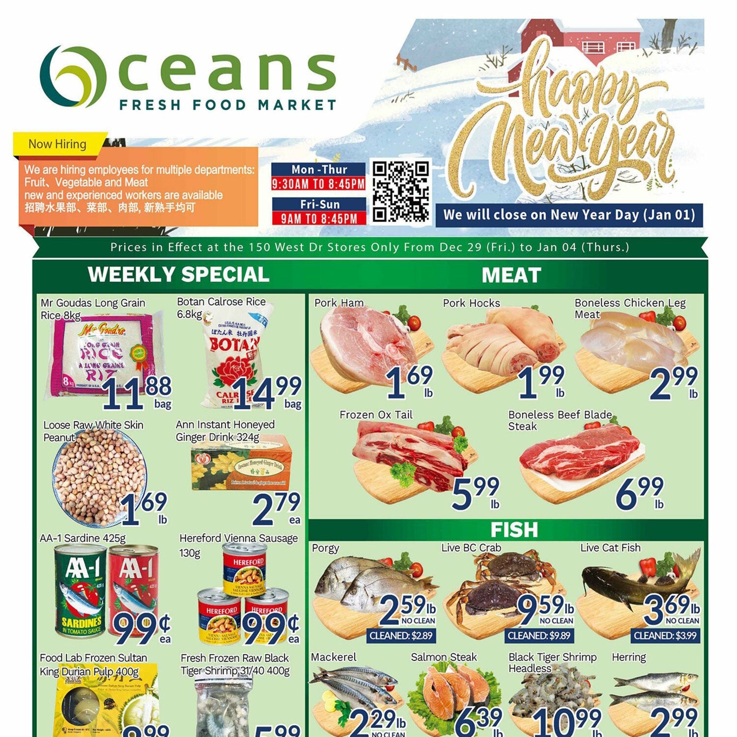 Oceans Fresh Food Market Weekly Flyer - West Dr. Store Only - Weekly ...