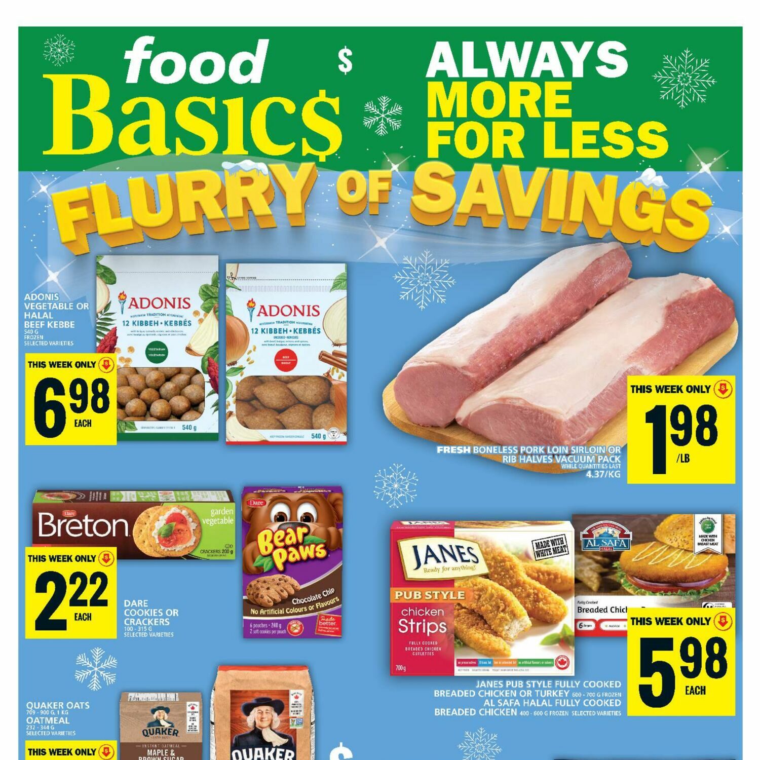 Foodbasics Weekly Flyer - Weekly Savings - Flurry of Savings (Toronto ...