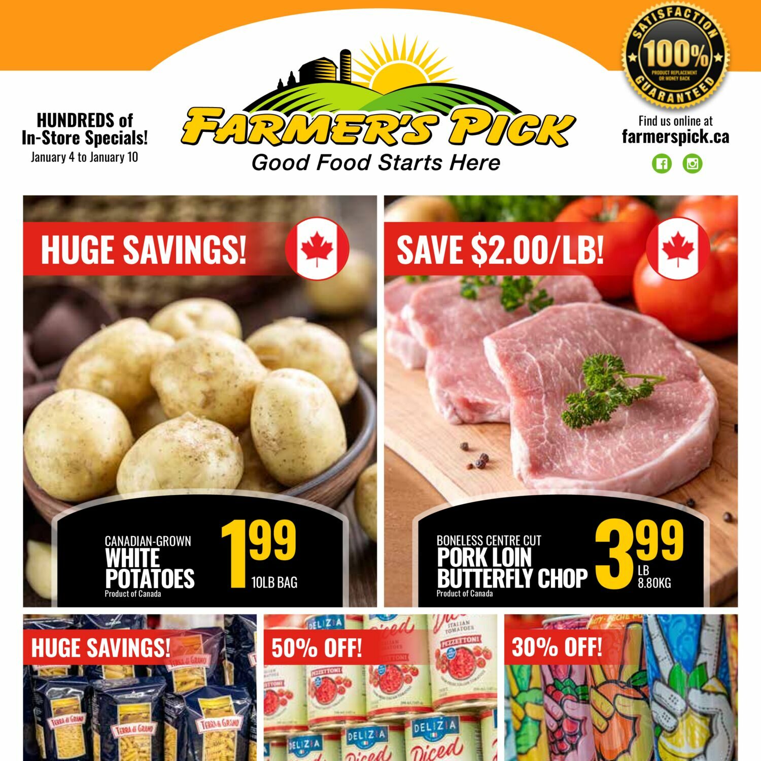 Farmers Pick Weekly Flyer - Weekly Specials - Jan 4 – 10 - RedFlagDeals.com
