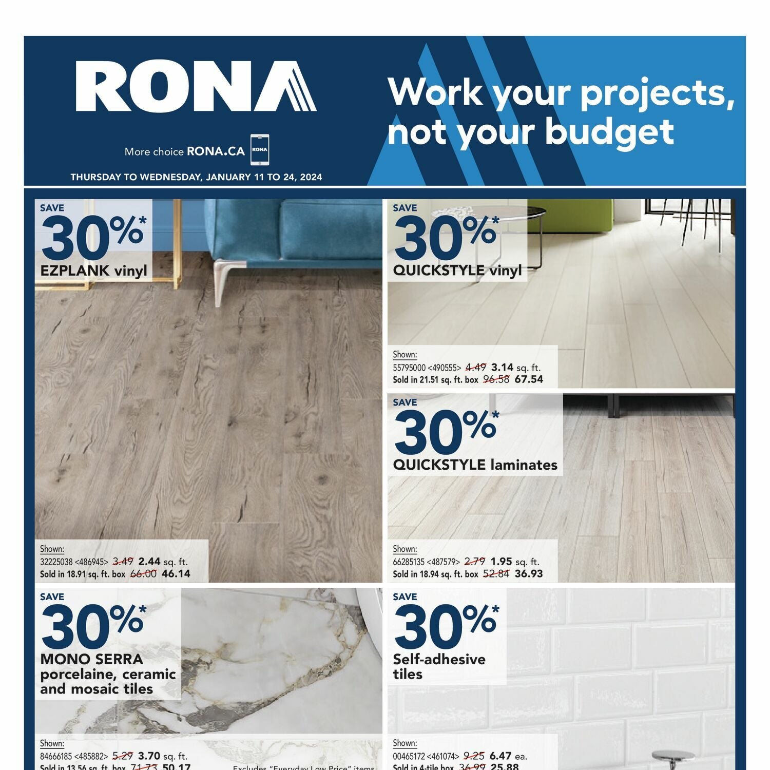 Rona Weekly Flyer - Rona+ Weekly Deals (ON) - Jan 18 – 24 ...