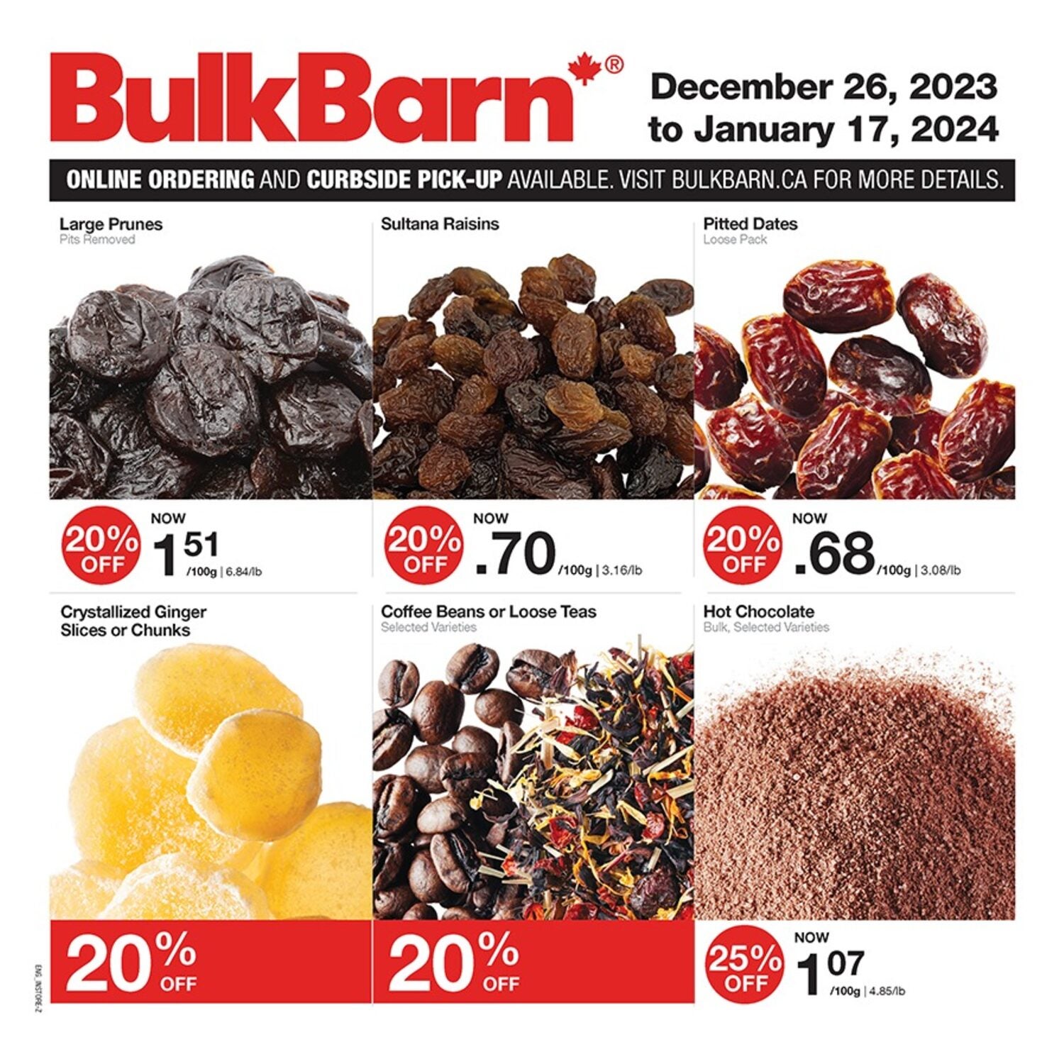 Bulk Barn Weekly Flyer - Weekly Deals - Dec 26 – Jan 17 - RedFlagDeals.com