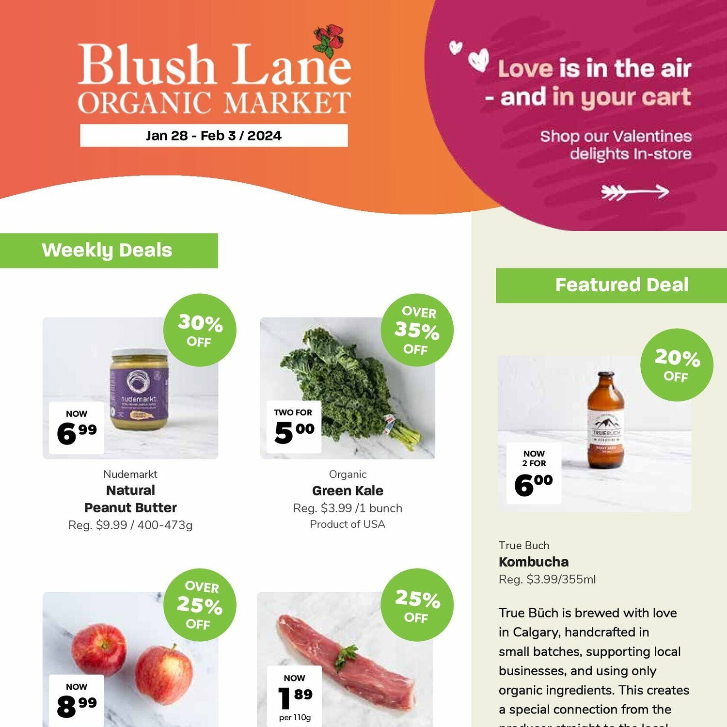 Blush Lane Organics Weekly Flyer - Weekly Specials - Jan 28 – Feb 3 ...