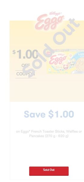 [Loblaws] Get 8,000 PCO points for every $10 spent on Eggo Waffles ...