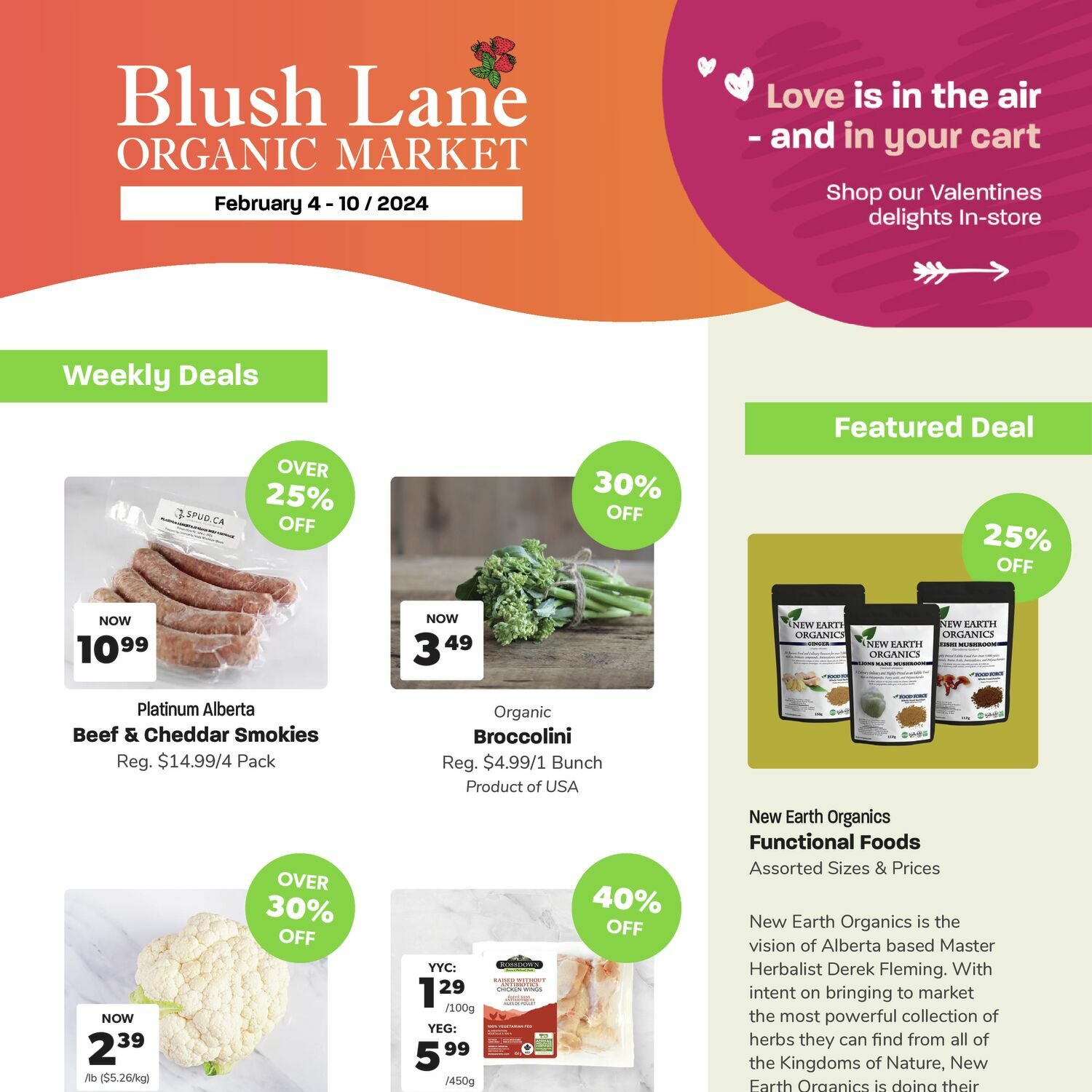 Blush Lane Organics Weekly Flyer - Weekly Specials - Feb 4 – 10 ...