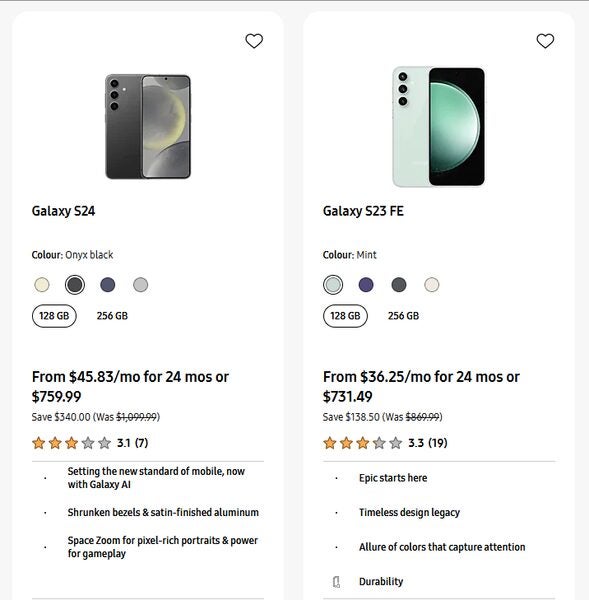 [Samsung] [Samsung] Samsung Tab S9 FE+ 256 GB for $475 or Tab S9 256 GB ...