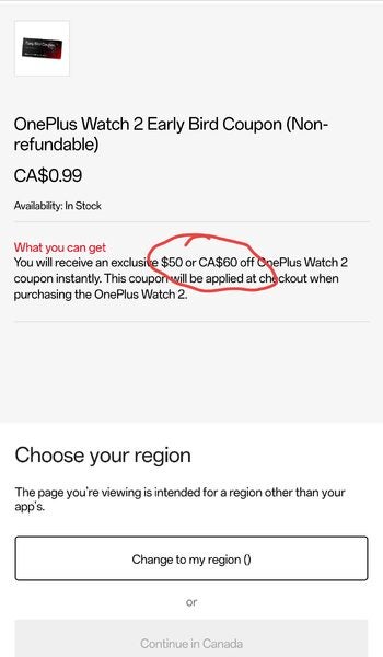 [oneplus] OnePlus smart watch $60 coupon - RedFlagDeals.com Forums