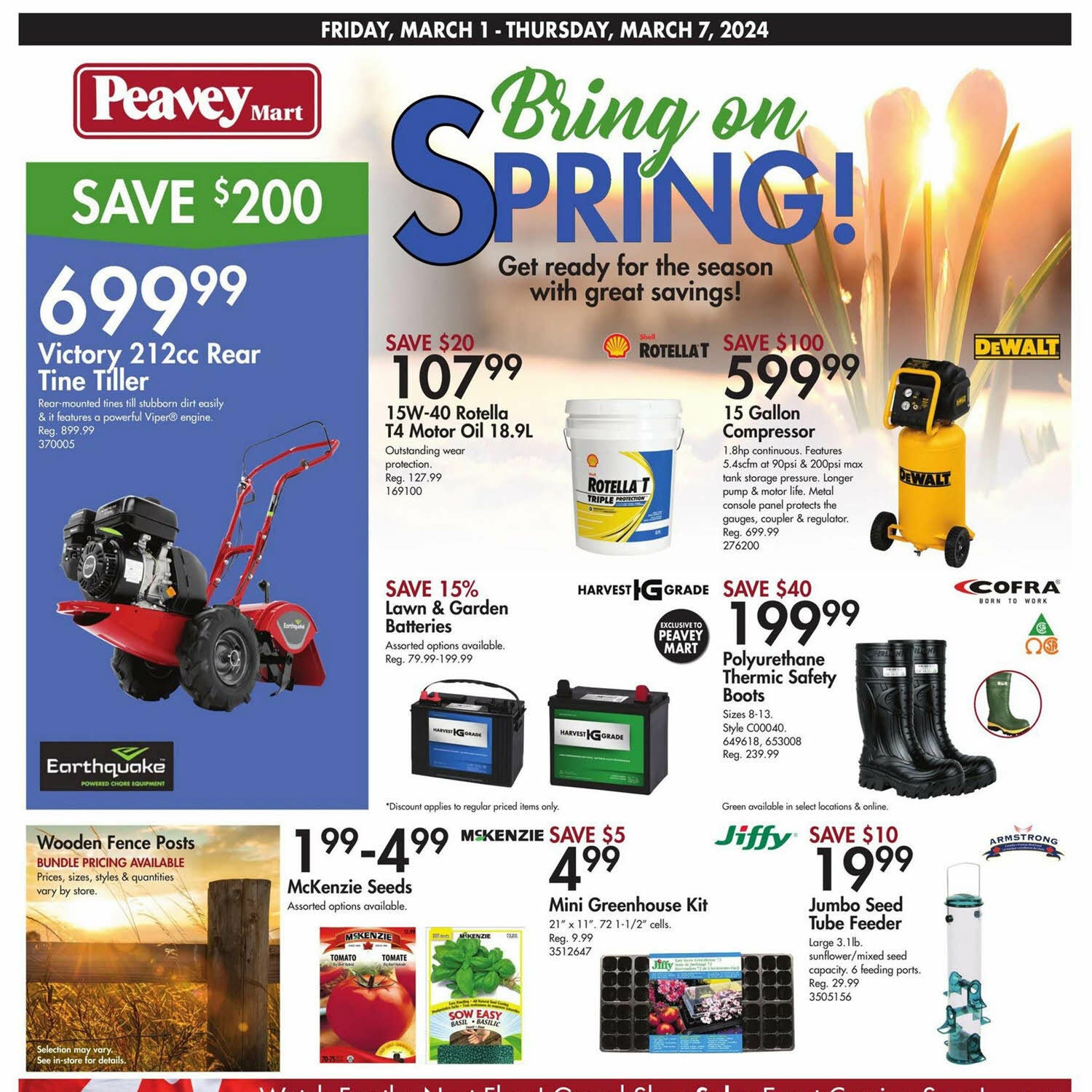 PeaveyMart Weekly Flyer - Weekly Deals - Bring On Spring (West) - Mar 1 ...