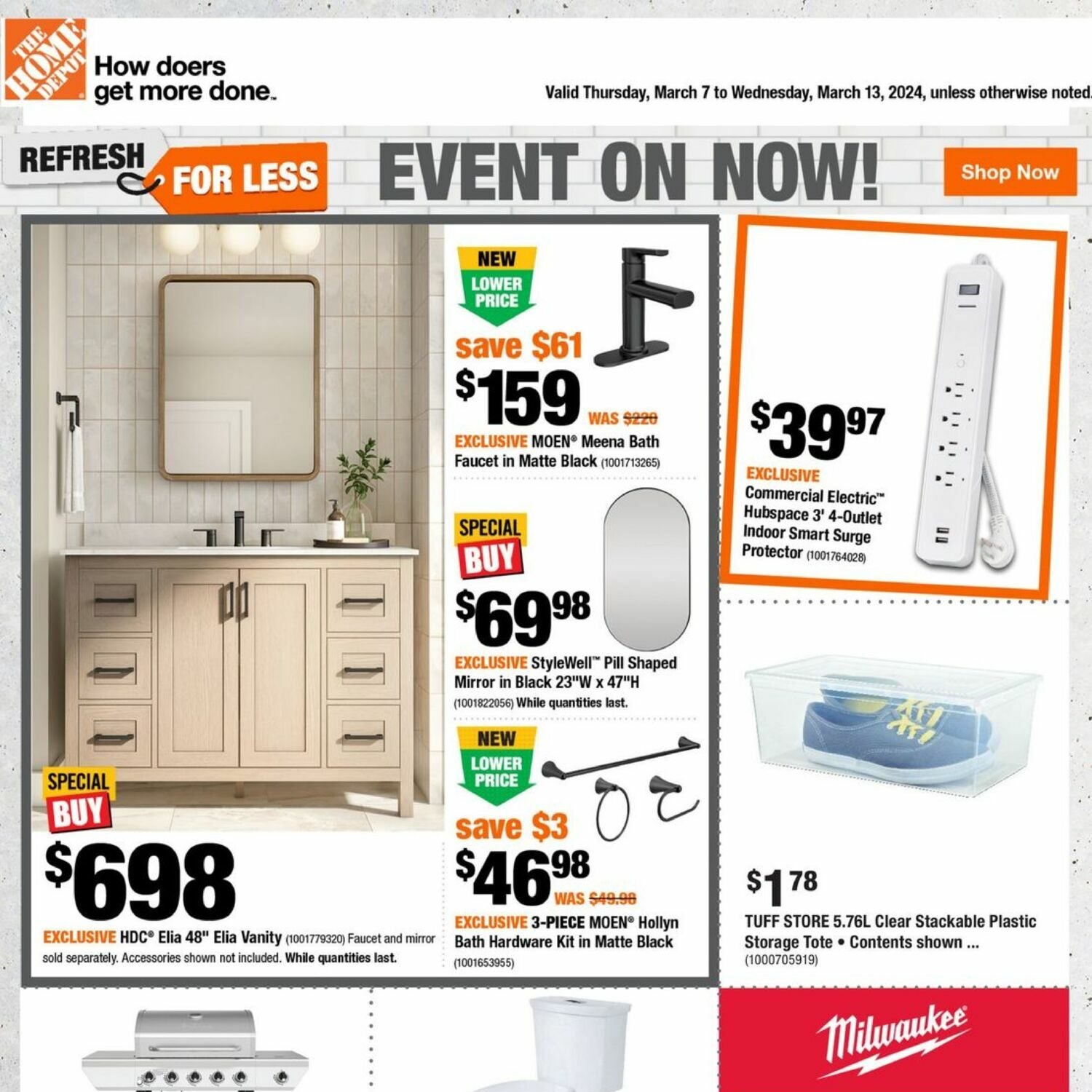 Home Depot Weekly Flyer - Weekly Deals - Refresh For Less Event (AB ...