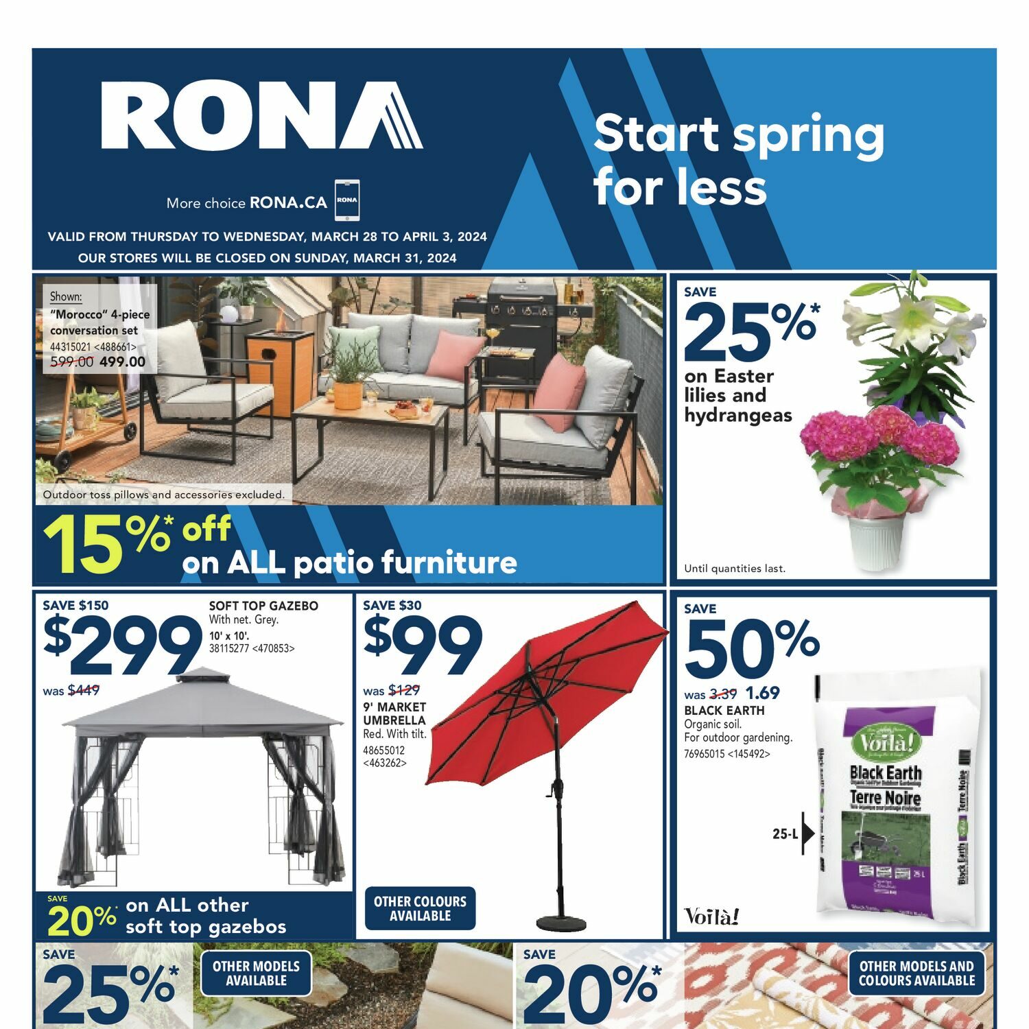 Rona Weekly Flyer - Rona+ Weekly Deals - Start Spring For Less (ON ...