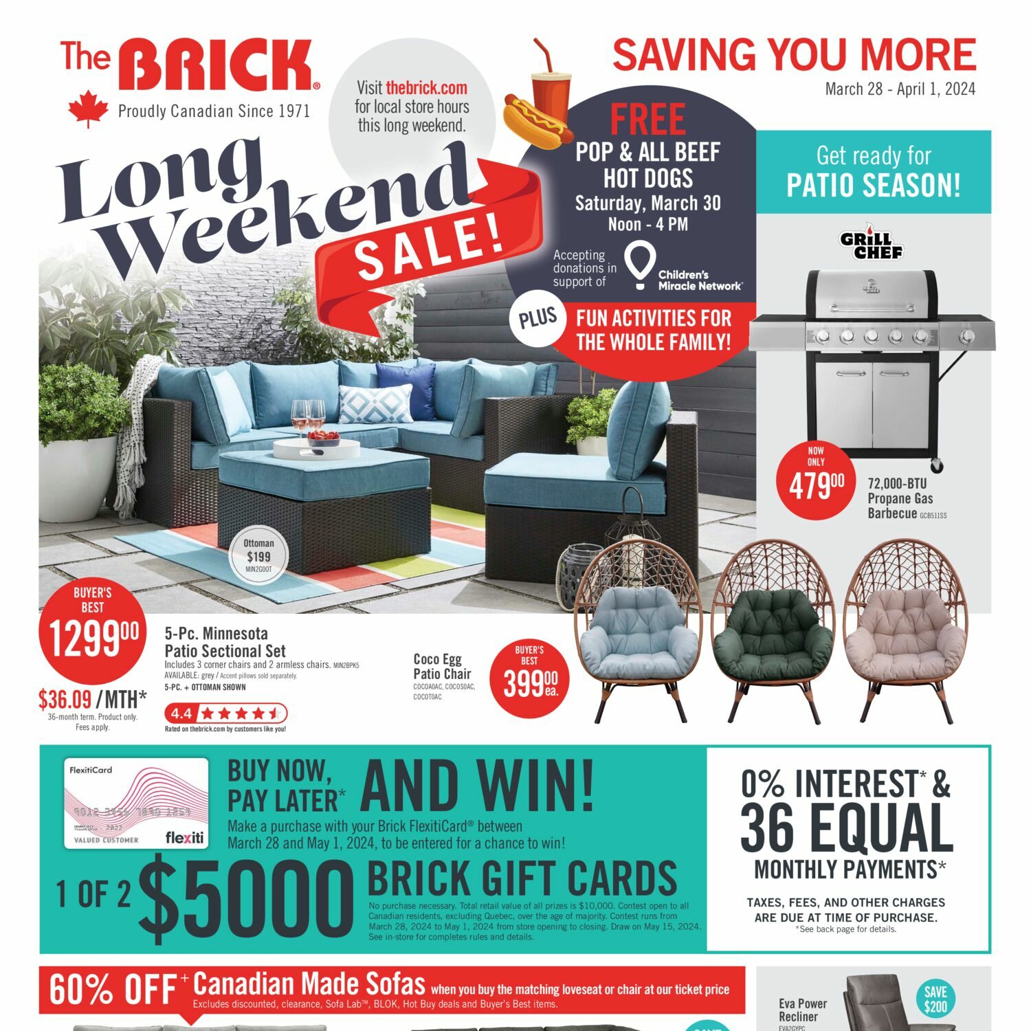 The Brick Weekly Flyer - Saving You More - Long Weekend Sale (ON) - Mar ...